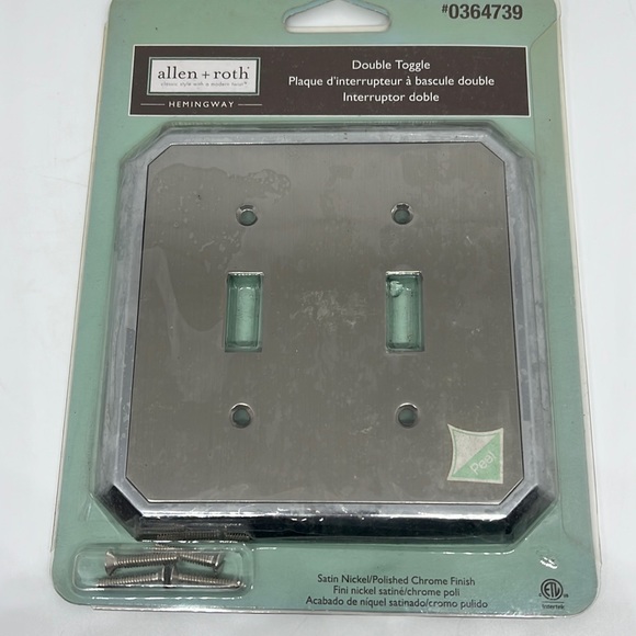 Other | Allen Roth Double Toggle Switch Cover | Poshmark